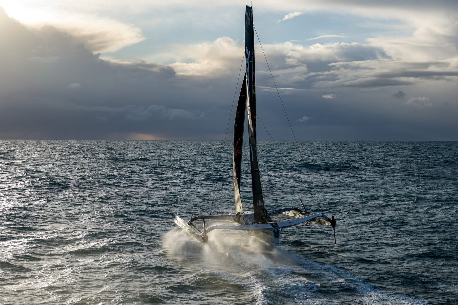 Thomas Coville and crew on Sodebo Ultim 3 win Jules Verne Trophy and ...
